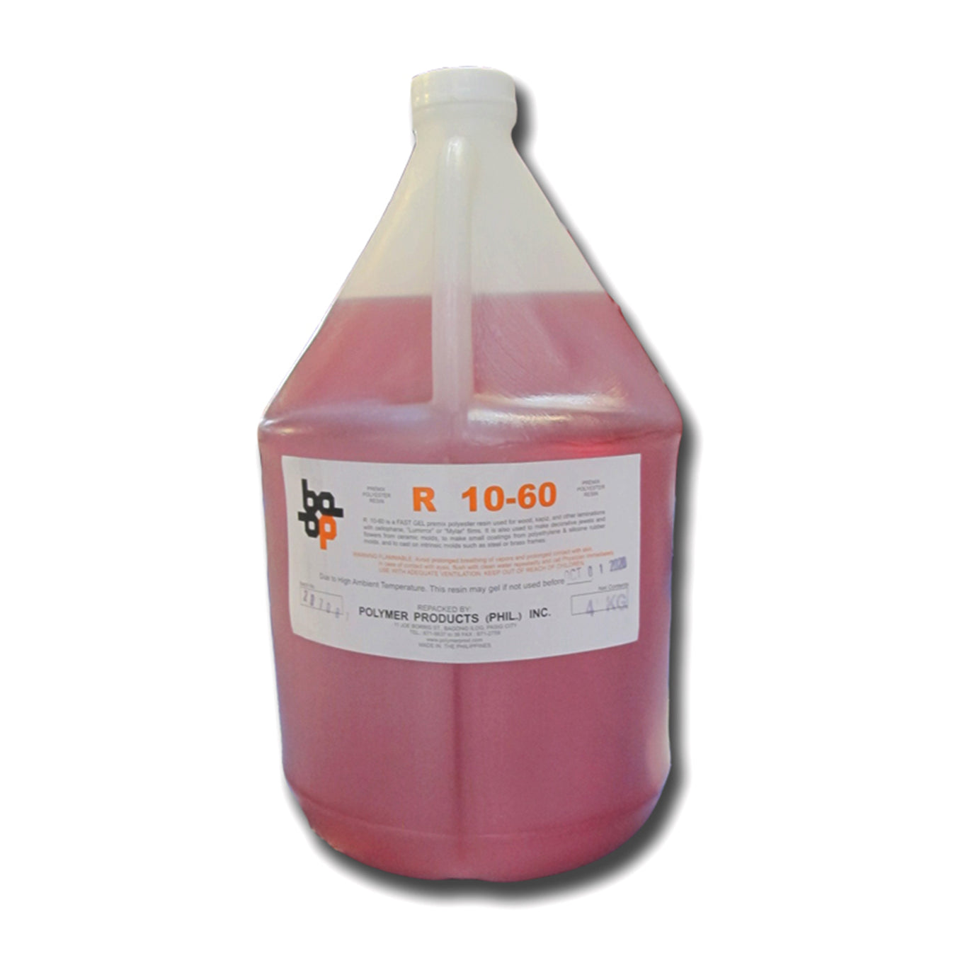 R10-60 4 Liters Pre Mixed Polyester Resin with Imp MEKP 120cc – Polymer ...