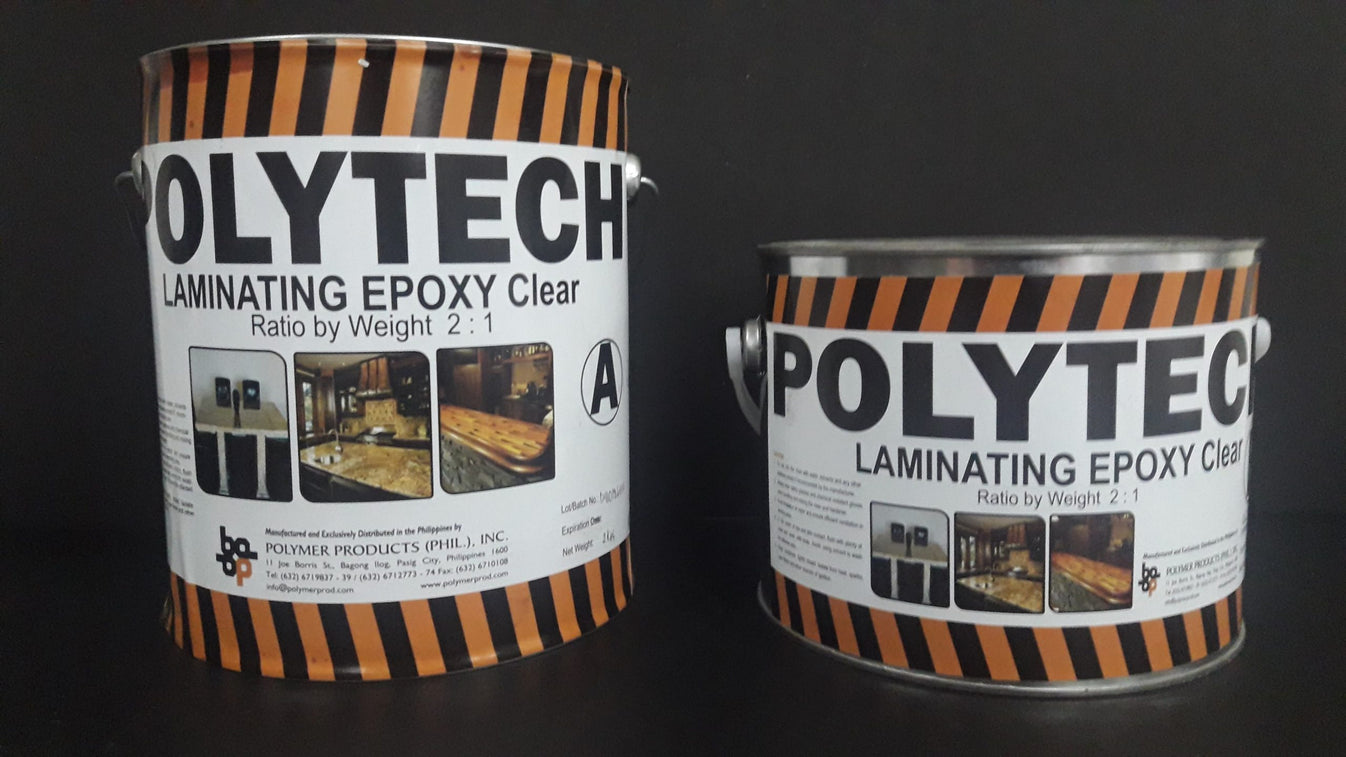 Polytech Laminating Epoxy Clear – Polymer Products (Phils.) Inc.
